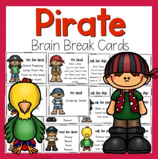 Pirate Theme Movement Pack - Pink Oatmeal Shop