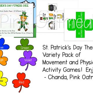St. Patrick's Day Movement Games - Pink Oatmeal Shop