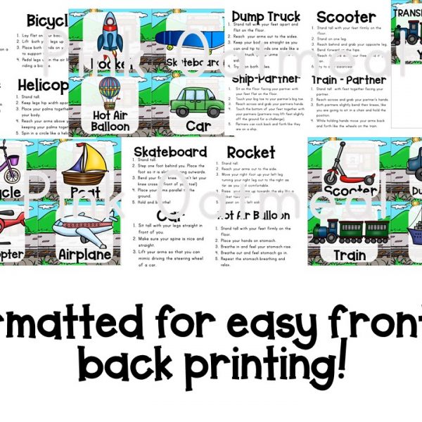 Transportation Yoga - Pink Oatmeal Shop