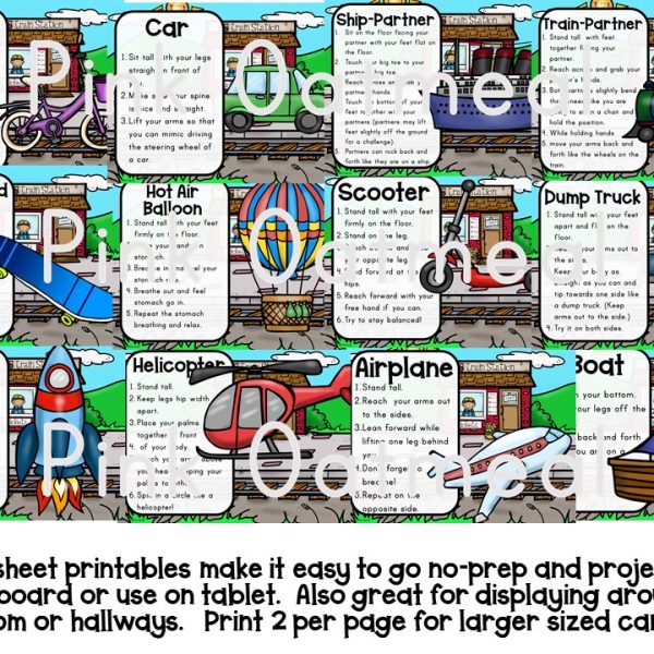 Transportation Yoga - Pink Oatmeal Shop