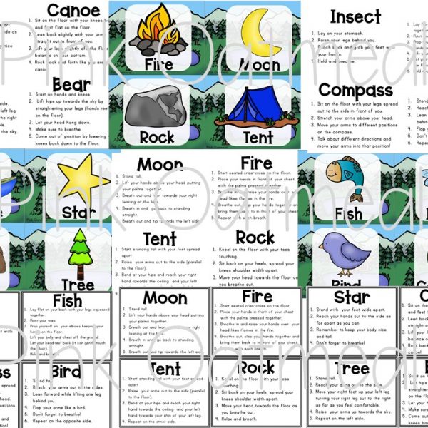 Camping Yoga - Pink Oatmeal Shop