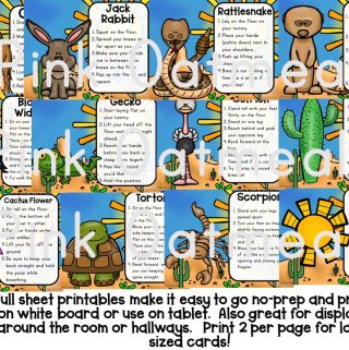 Desert Yoga - Pink Oatmeal Shop