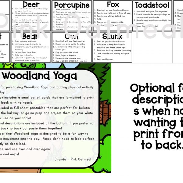 Woodland Yoga - Pink Oatmeal Shop