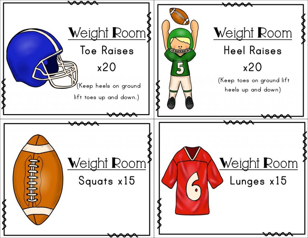 Football Brain Breaks - Pink Oatmeal Shop