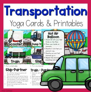 Transportation Theme Movement Pack - Pink Oatmeal Shop