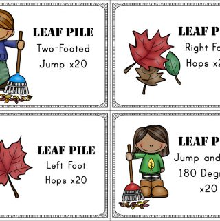 Autumn Themed Brain Breaks - Pink Oatmeal Shop