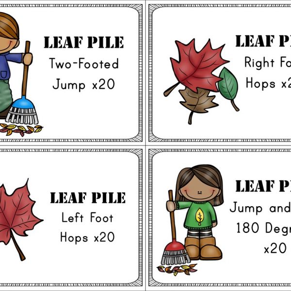 Autumn Themed Brain Breaks - Pink Oatmeal Shop