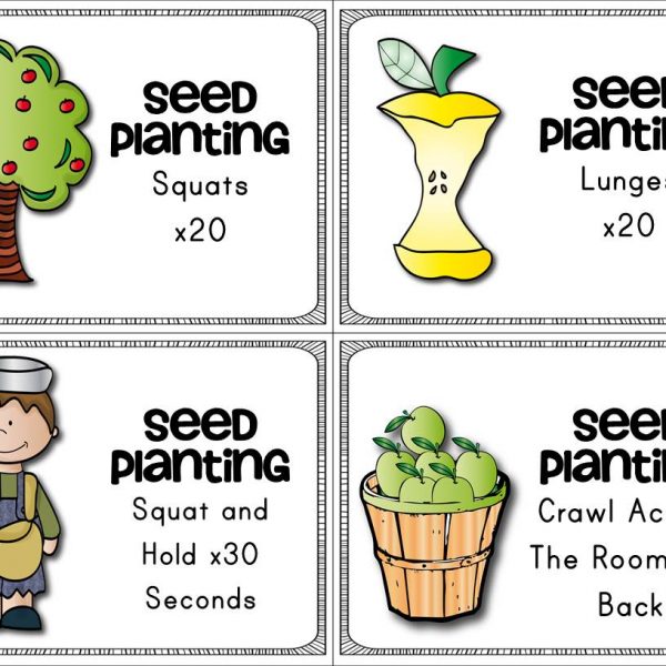 Johnny Appleseed Brain Breaks - Pink Oatmeal Shop