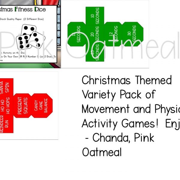 Christmas Themed Movement Games - Pink Oatmeal Shop