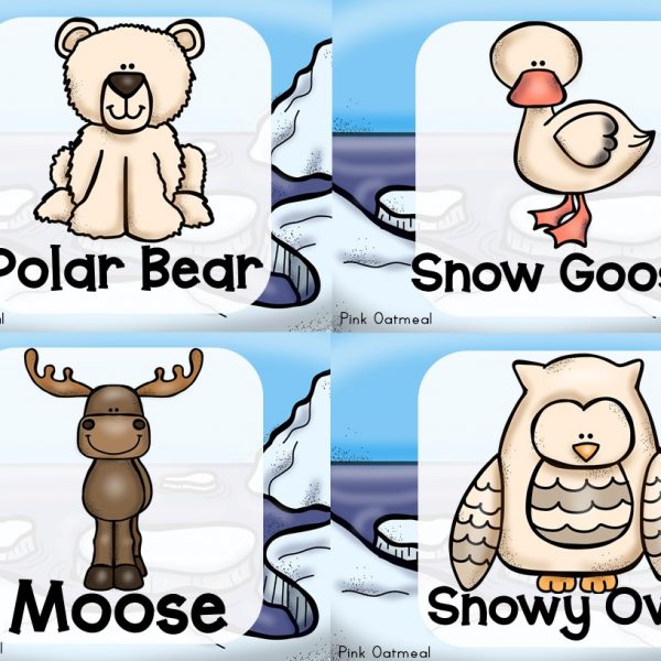 Arctic Animal Yoga - Pink Oatmeal Shop