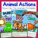 Animal Movement Game Bundle - Pink Oatmeal Shop