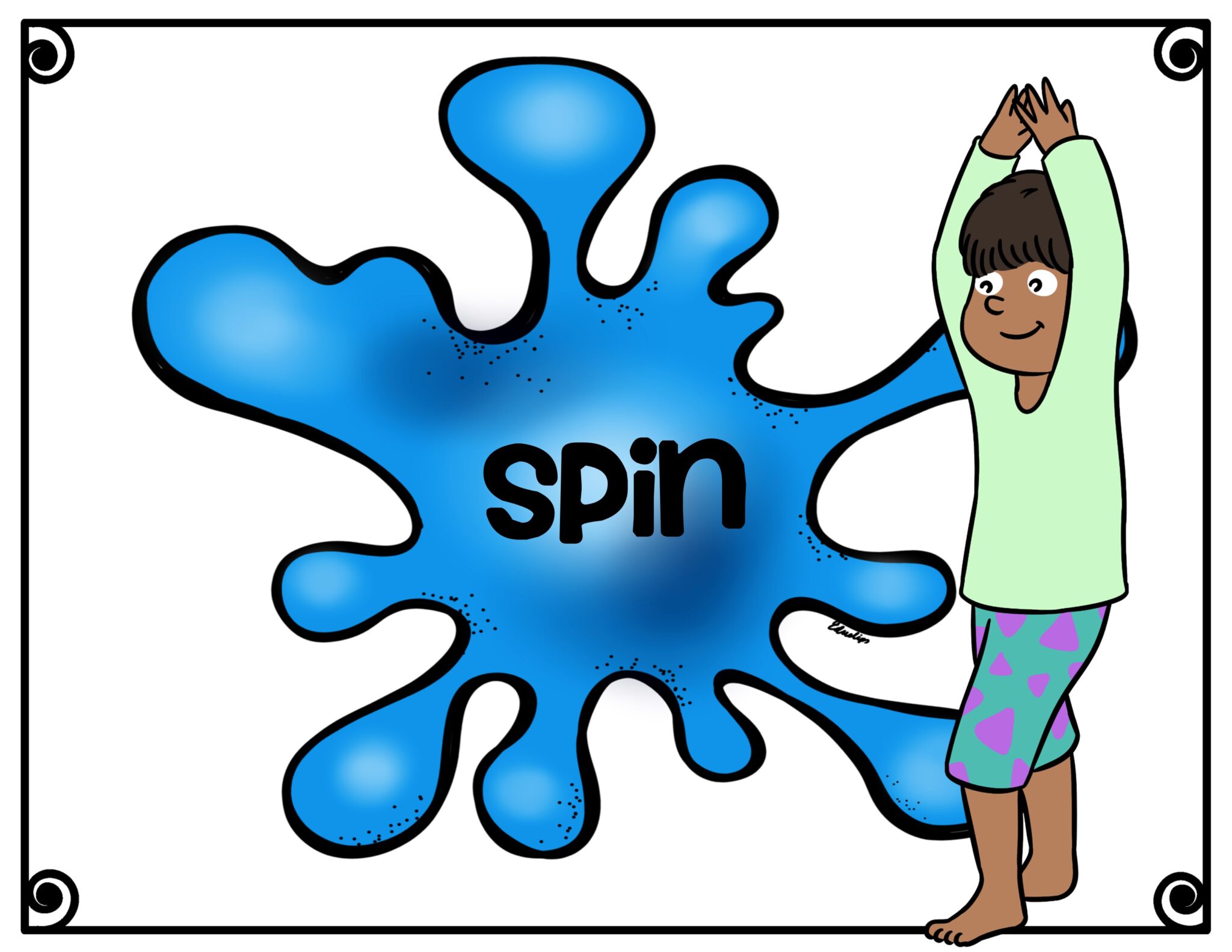 Spring Themed Movement Games - Pink Oatmeal Shop