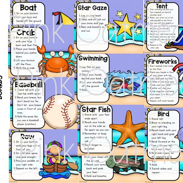 Summer Yoga - Pink Oatmeal Shop