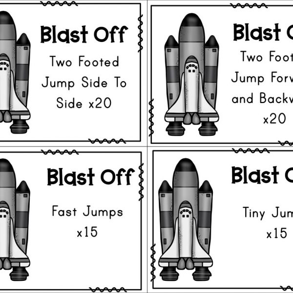 Space Brain Breaks - Pink Oatmeal Shop