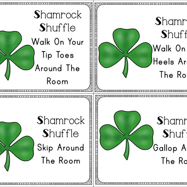 St. Patrick's Day Brain Break Cards - Pink Oatmeal Shop