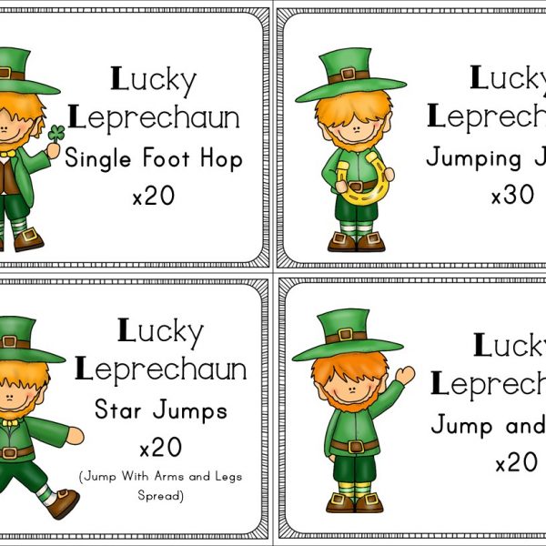 St. Patrick's Day Brain Break Cards - Pink Oatmeal Shop