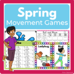 Spring Themed Movement Games - Pink Oatmeal Shop