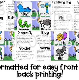 Insects, Bugs, and Creepy Crawlers Yoga - Pink Oatmeal Shop