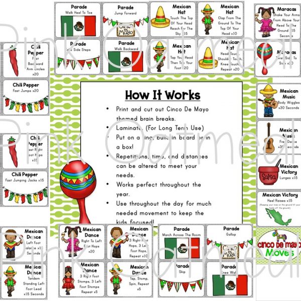 Cinco de Mayo Moves - Pink Oatmeal Shop