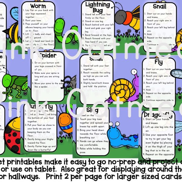 Insects, Bugs, and Creepy Crawlers Yoga - Pink Oatmeal Shop