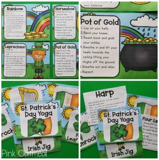 St. Patrick's Day Yoga - Pink Oatmeal Shop