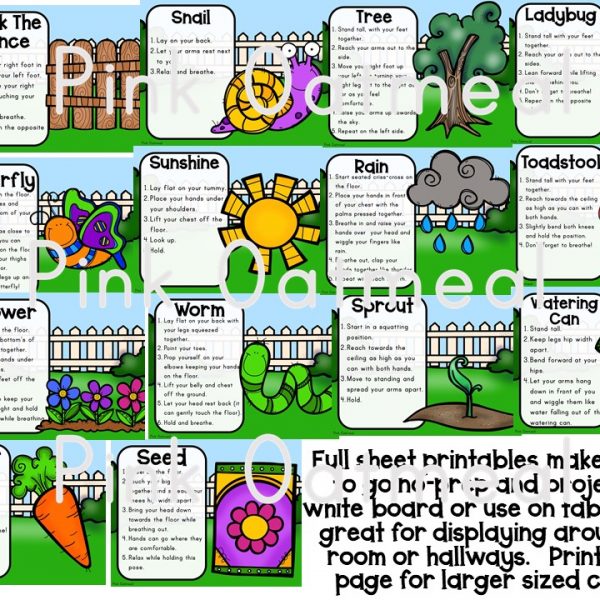 Garden Yoga - Pink Oatmeal Shop