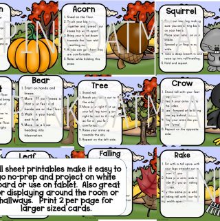 Fall Yoga - Pink Oatmeal Shop