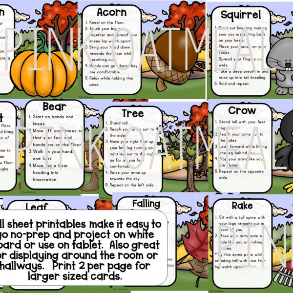 Fall Yoga - Pink Oatmeal Shop