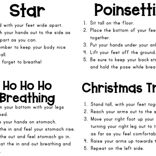 Christmas Yoga - Pink Oatmeal Shop