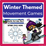 Winter Themed Movement Games - Pink Oatmeal Shop