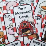 Farm Themed Movement Cards and Printables - Pink Oatmeal Shop