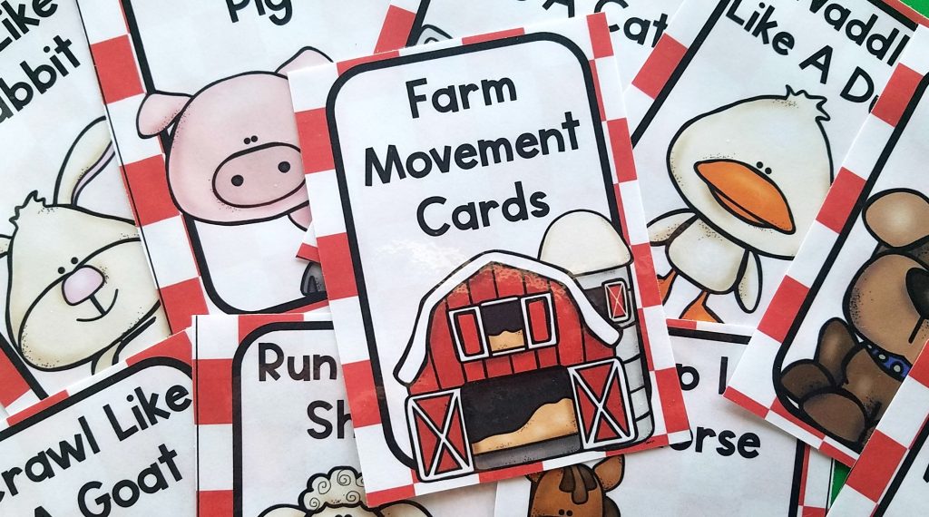 Farm Theme Movement Pack - Pink Oatmeal Shop