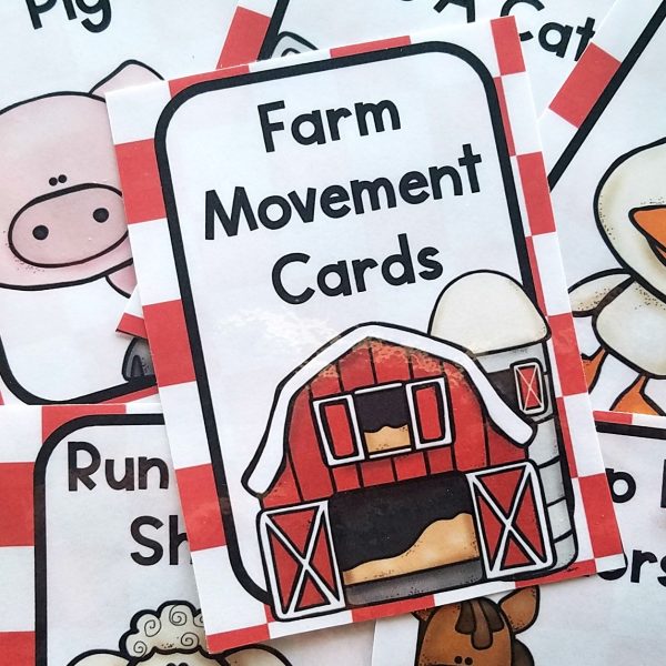 Farm Theme Movement Pack - Pink Oatmeal Shop
