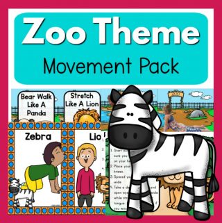 Animal Movement Game Bundle - Pink Oatmeal Shop