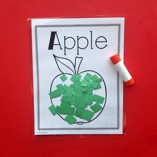 Apple Fine Motor Activities - Pink Oatmeal Shop