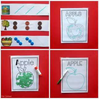 Apple Fine Motor Activities - Pink Oatmeal Shop