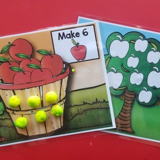 Apple Fine Motor Activities - Pink Oatmeal Shop