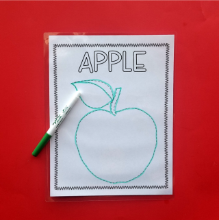 Apple Fine Motor Activities - Pink Oatmeal Shop