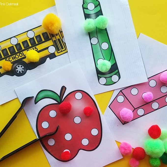 Back To School Fine Motor Activities - Pink Oatmeal Shop