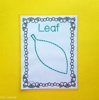 Fall Themed Fine Motor Activities - Pink Oatmeal Shop