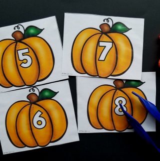 Pumpkin Themed Fine Motor Activities - Pink Oatmeal Shop