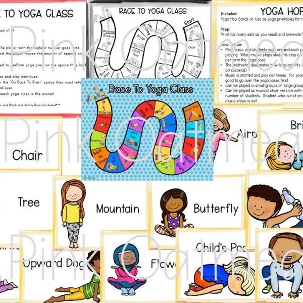 Yoga Games - Pink Oatmeal Shop