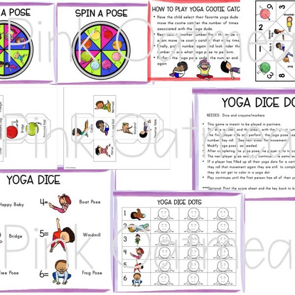 Yoga Games - Pink Oatmeal Shop
