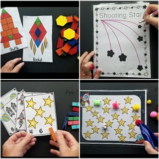 Space Themed Fine Motor Activities - Pink Oatmeal Shop