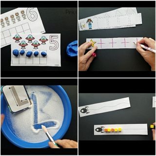 Space Themed Fine Motor Activities - Pink Oatmeal Shop