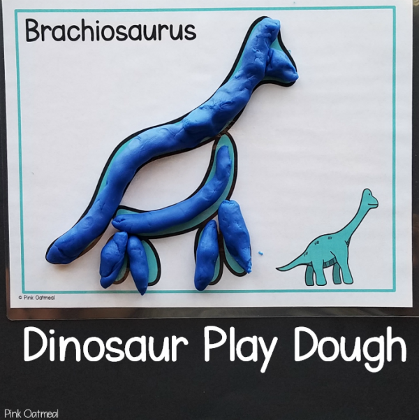 Dinosaur Fine Motor Activities - Pink Oatmeal Shop