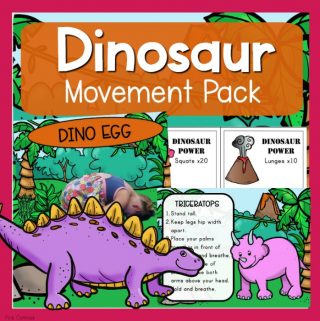Dinosaur Dice - Pink Oatmeal Shop