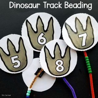 Dinosaur Fine Motor Activities - Pink Oatmeal Shop