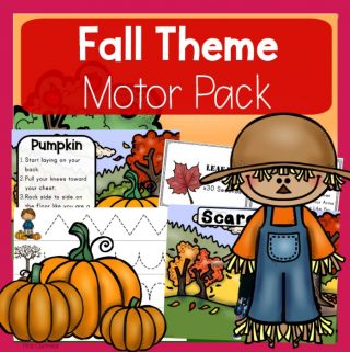 Fall Themed Fine Motor Activities - Pink Oatmeal Shop