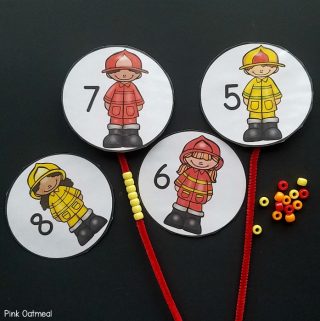 Fire Safety Fine Motor Activities - Pink Oatmeal Shop